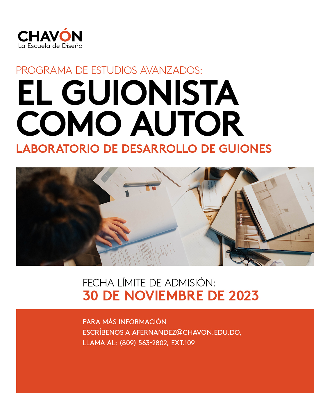 Conoce el laboratorio de guiones: "El Guionista Como Autor".